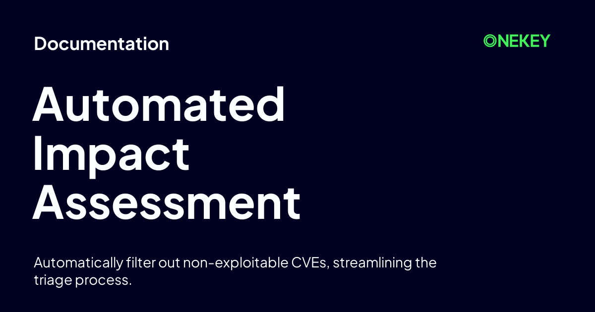 Automated Impact Assessment - Documentation
